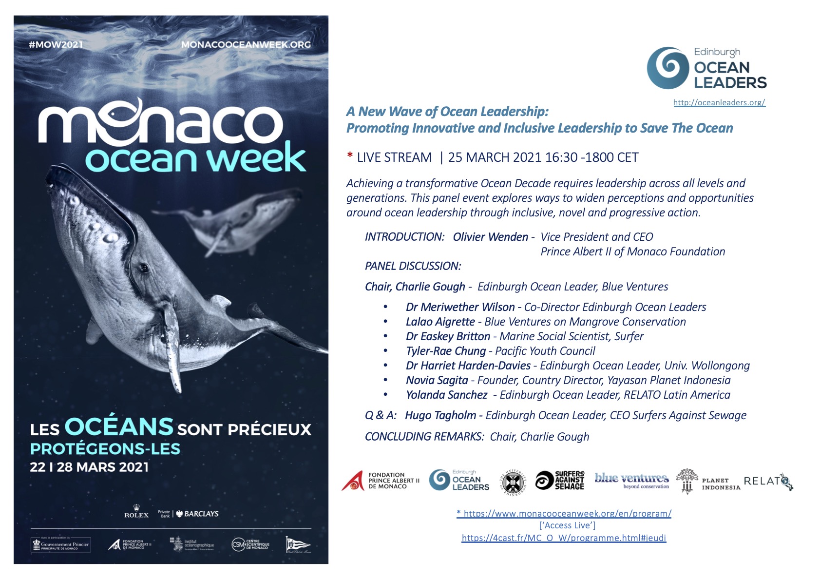 A New Wave of Ocean Leadership: EOL at the 4th Monaco Ocean Week ...
